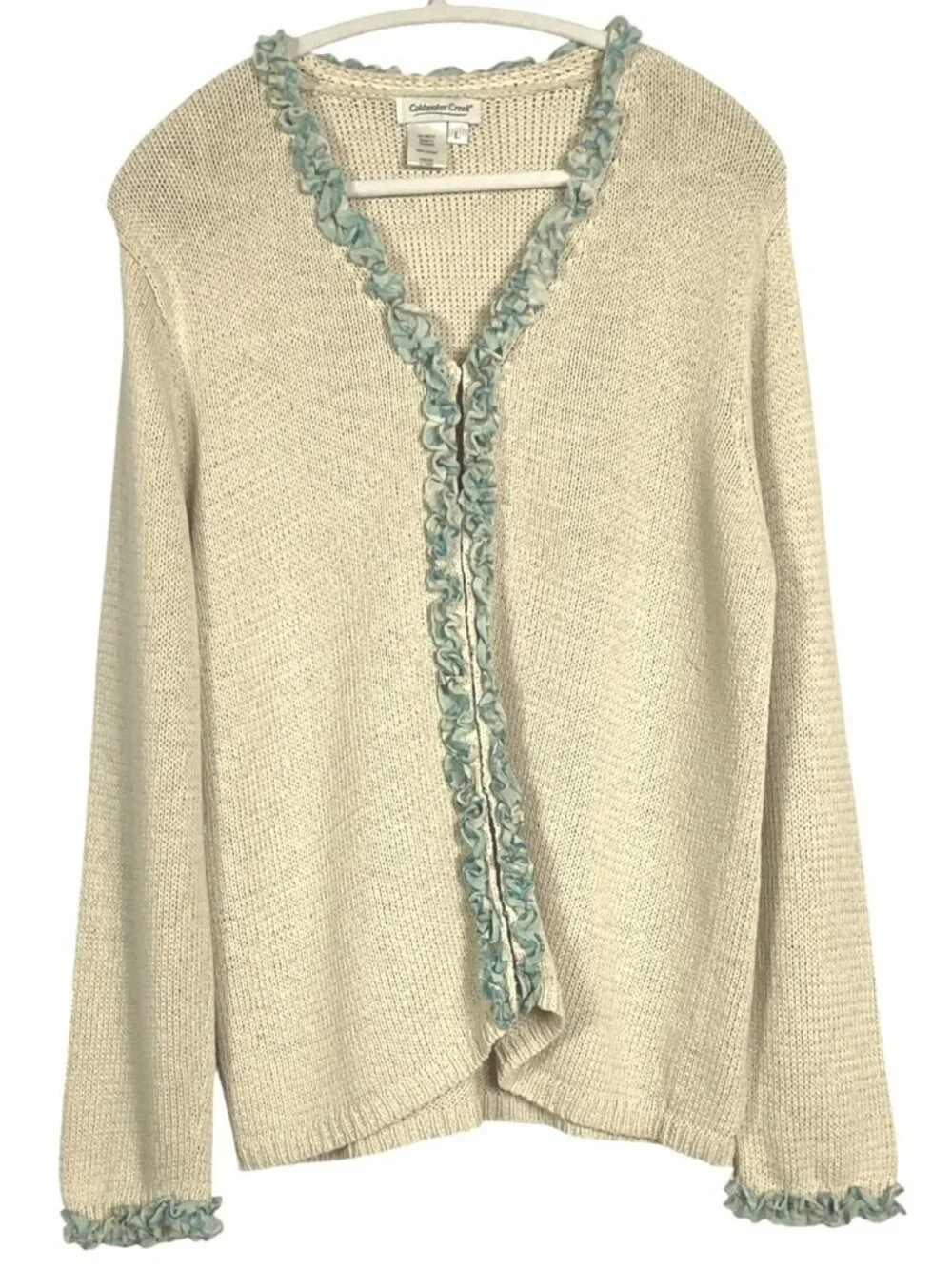 Coldwater Creek | Sweaters | Coldwater Creek Hook Eye Cardigan Sweater ...